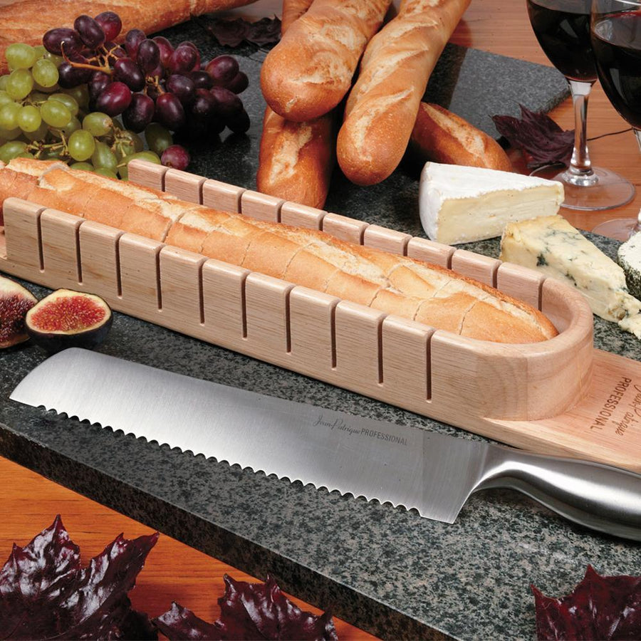 Baguette Bread Slicer & Bread Knife Set – Jean Patrique Professional ...