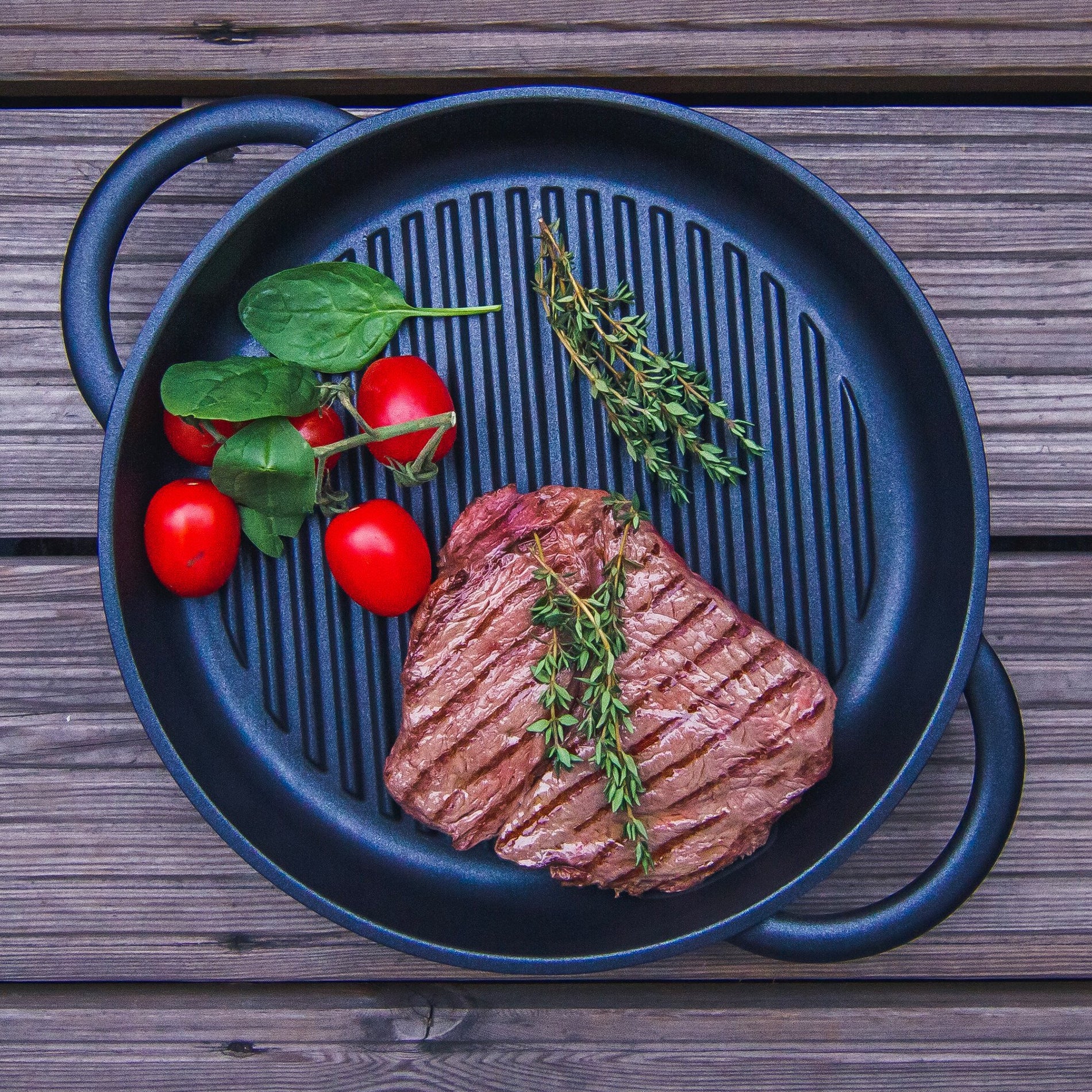 The Whatever Pan - Cast Aluminium Griddle Pan with Glass Lid – Jean ...