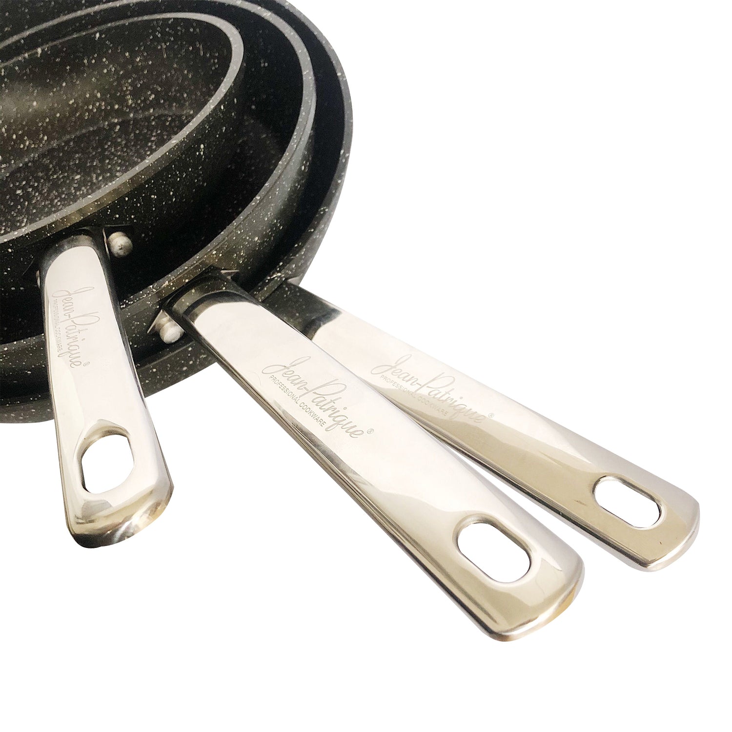 Stonetastic Granite Non-Stick Frying Pans (Set of 3) – Jean Patrique ...