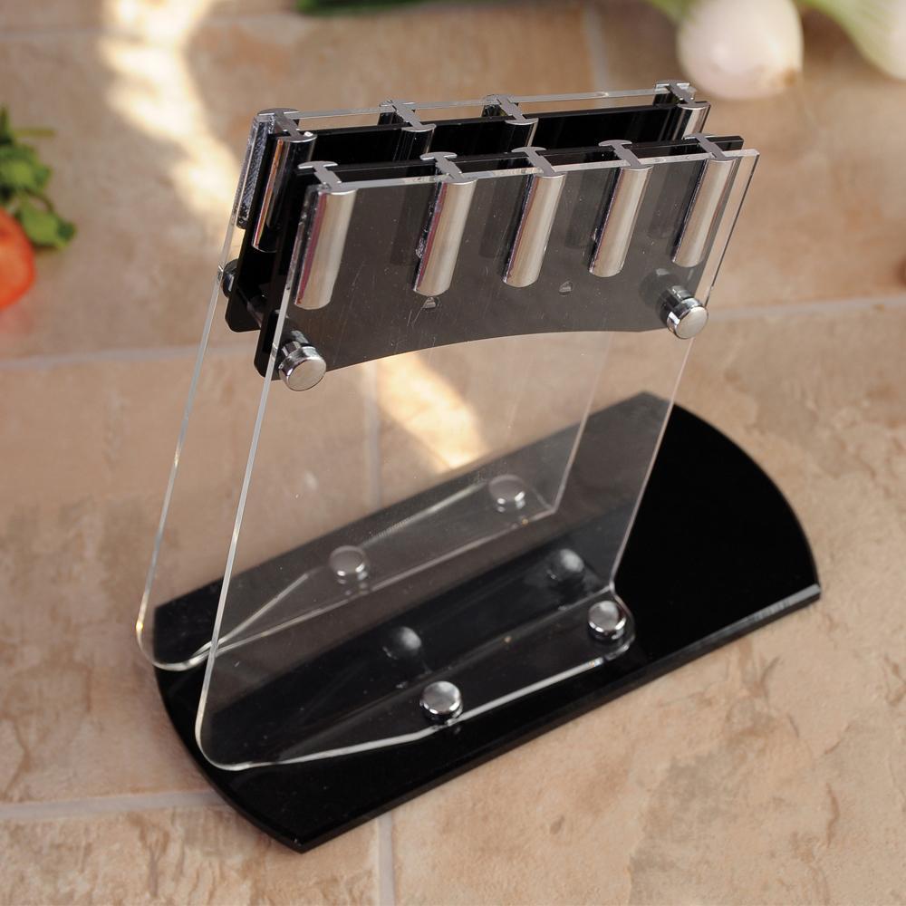 7-Slot Perspex Block – Jean Patrique Professional Cookware