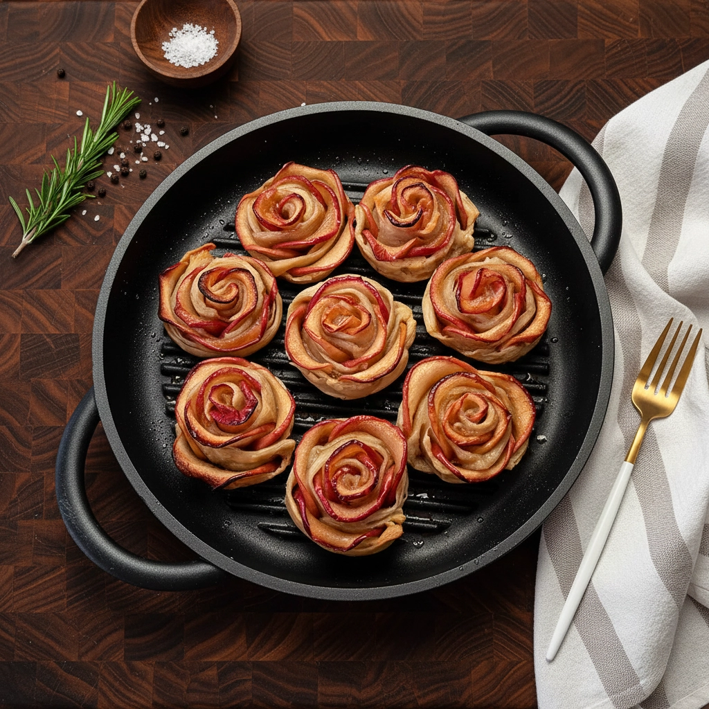 Rose Apples Puff Pastry - Jean Patrique